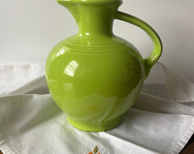 Chartreuse Fiesta Open Carafe by Homer Laughlin 1997-1999 - Etsy