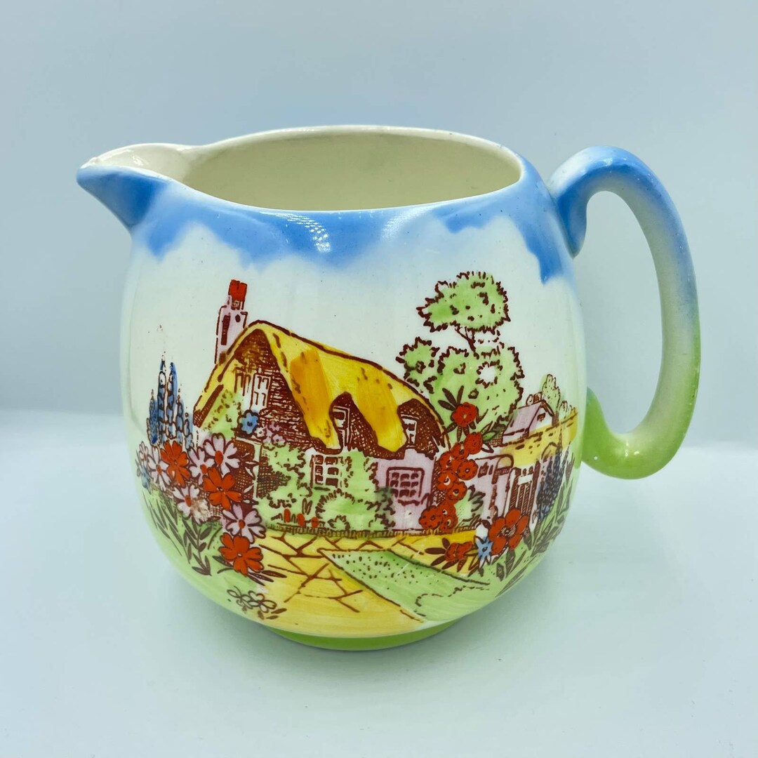 Vintage Royal Art Pottery Milk Pitcher Made in England - Etsy