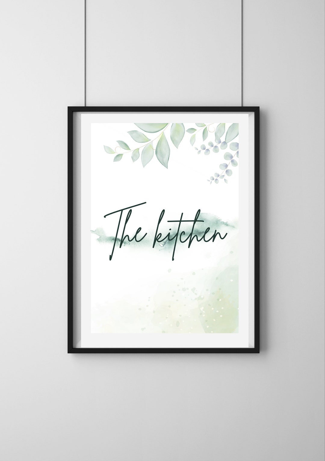 Kitchen Wall Art A3 Poster Printable Download the Kitchen is - Etsy
