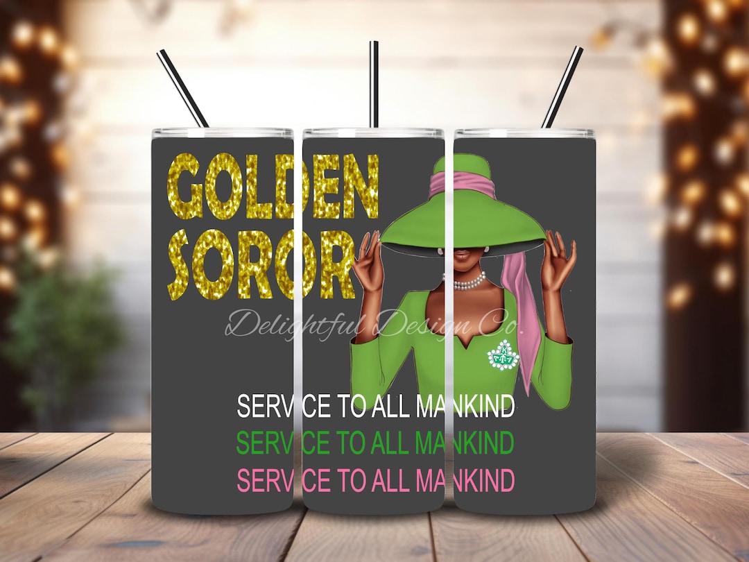 Golden Soror AKA Sister PNG Tumbler Digital Art Notebook Virtual ...
