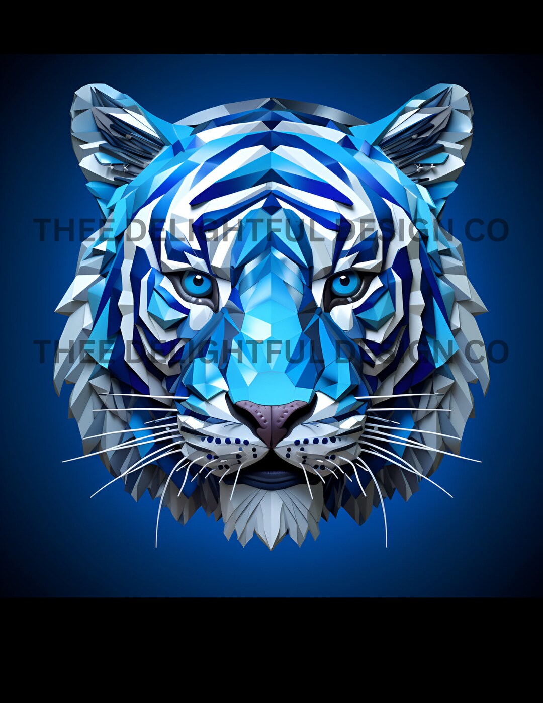 BLUE TIGER | JSU | Memphis Png Sublimation Digital File - Etsy