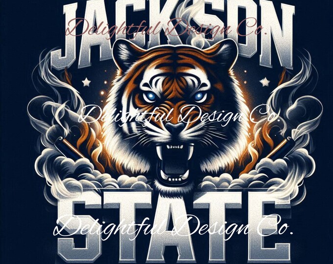 JSU Jackson State PNG Sublimation Image Tumblers Notebooks Background ...