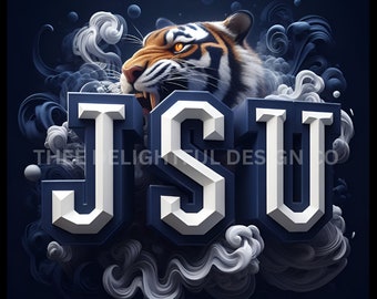 JSU Jackson State PNG Sublimation Image Tumblers Notebooks Background ...