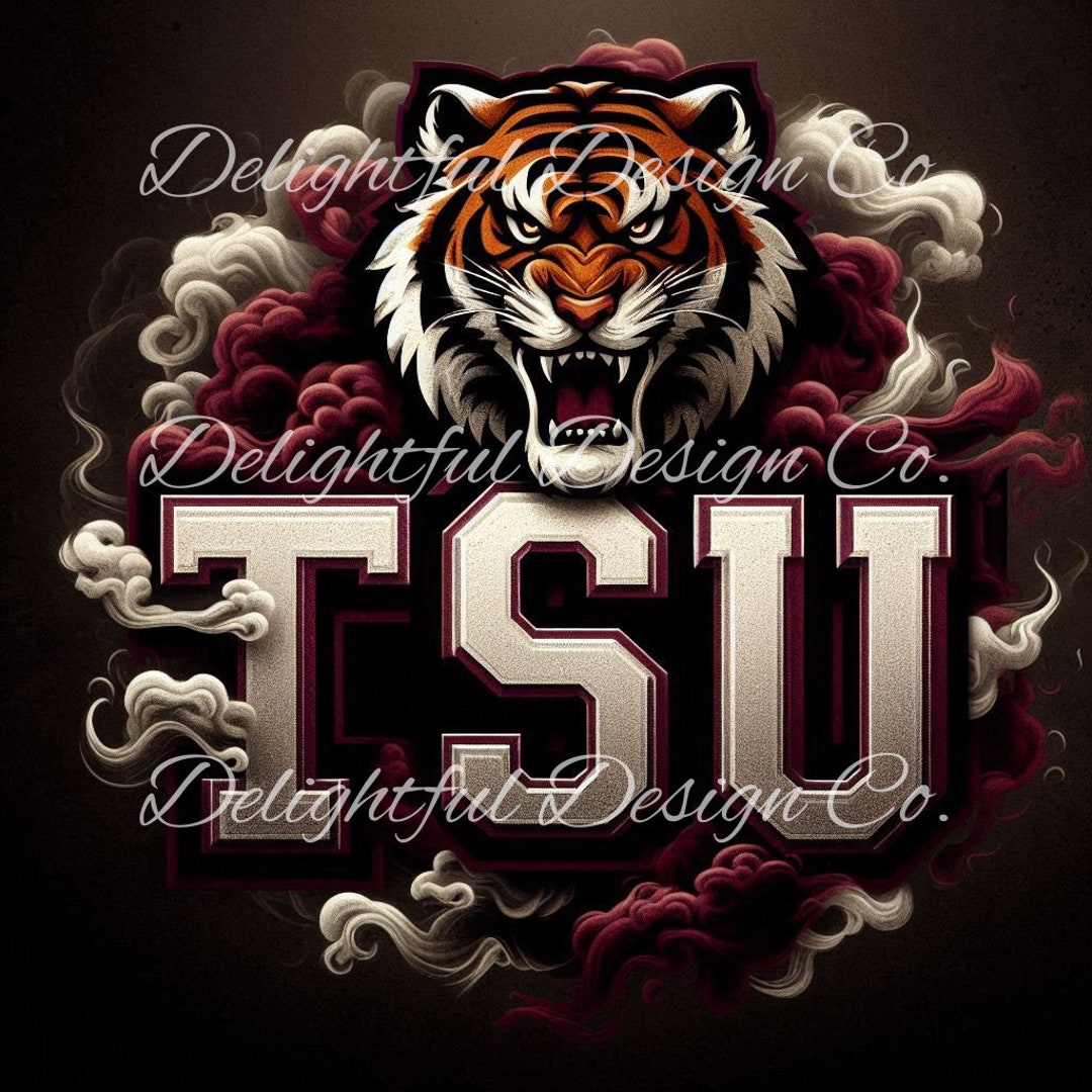 Texas Southern Tigers PNG Sublimation File Tumblers Virtual Backgrounds ...