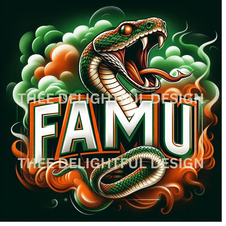 FAMU Rattlers HBCU PNG File Sublimation Tumblers Journals Background ...