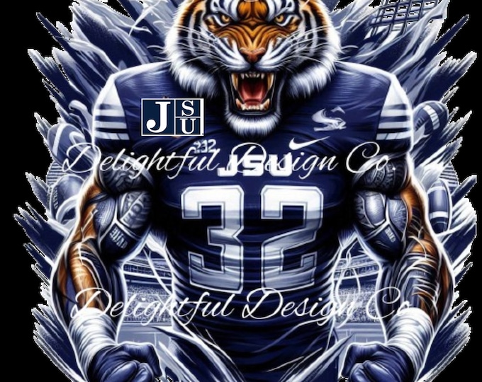 JSU Jackson State Tiger Mascot HBCU PNG Tumblers Notebooks Backgrounds ...