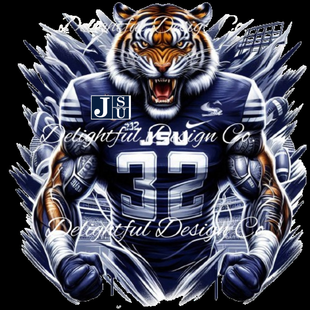 JSU Jackson State Tiger Mascot HBCU PNG Tumblers Notebooks Backgrounds ...