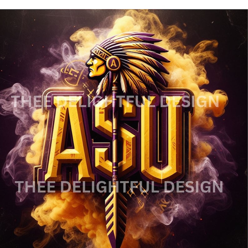 ASU Alcorn Braves PNG Sublimation Tumblers Journals Notebook - Etsy
