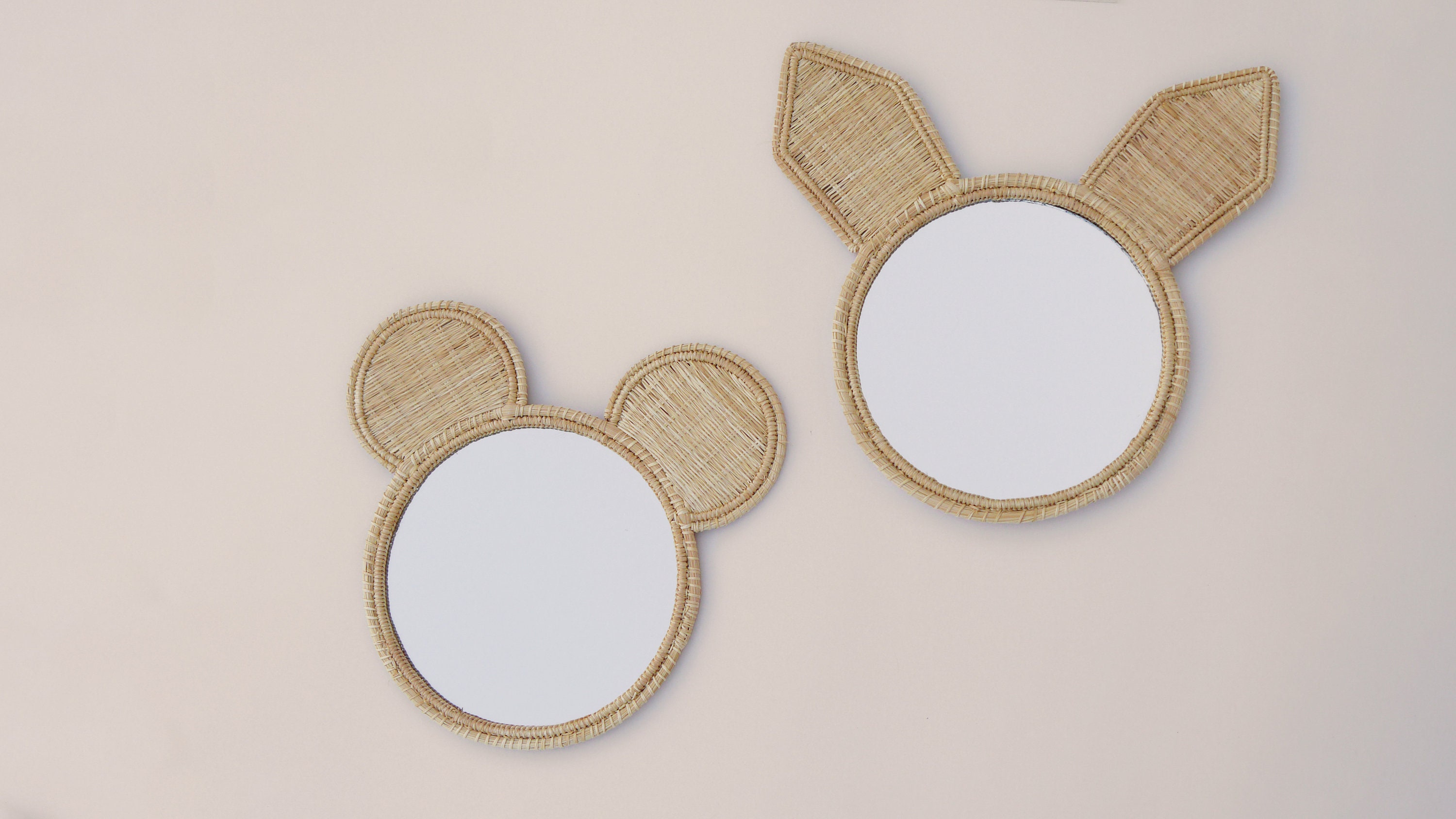 Animal Mirror Babys Nursery Decor, Childrens Bedroom Decor - Etsy