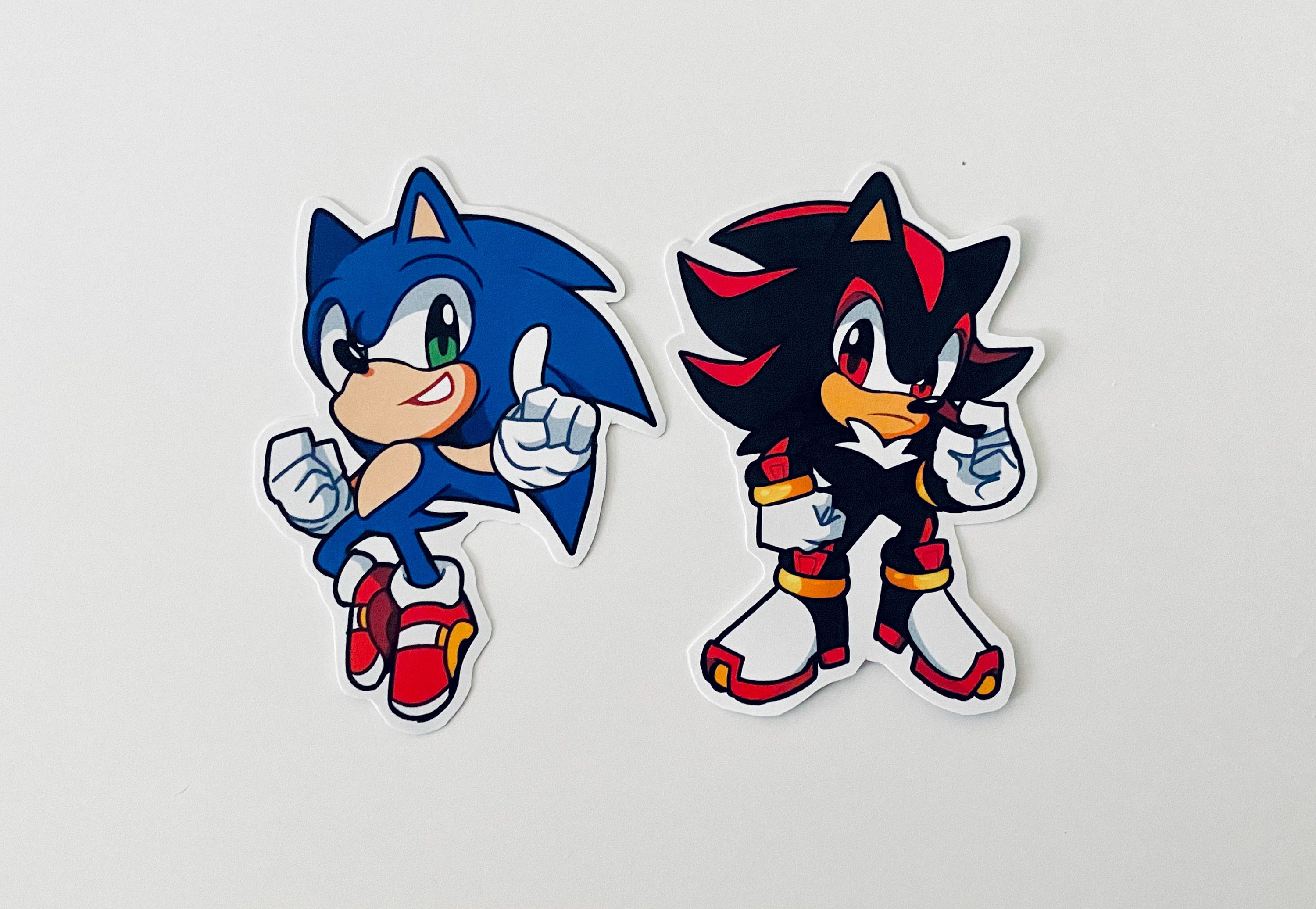 Sonic & Shadow Sticker | Etsy