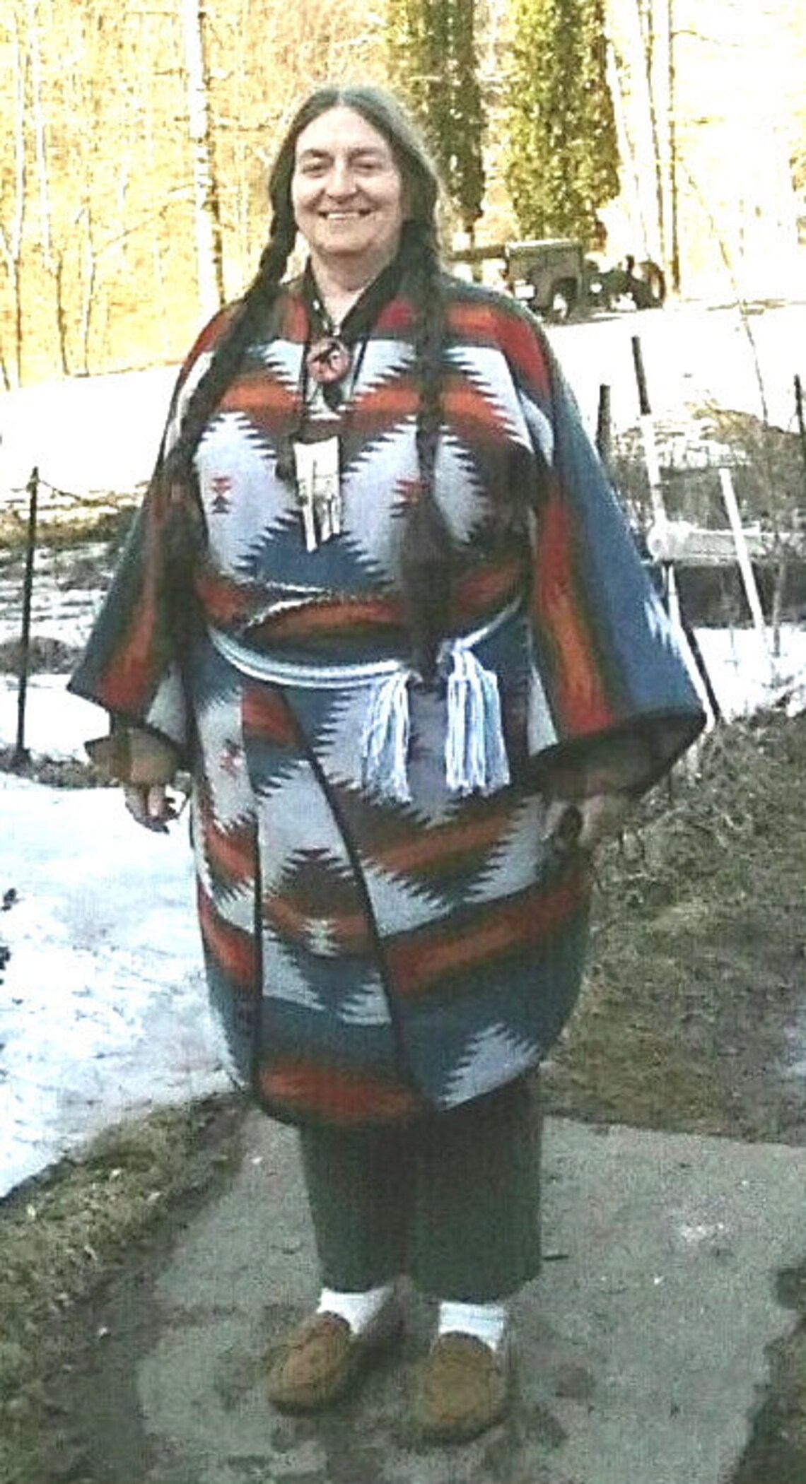 Capote Coat Native American Style Wool Blend Capote Coat | Etsy