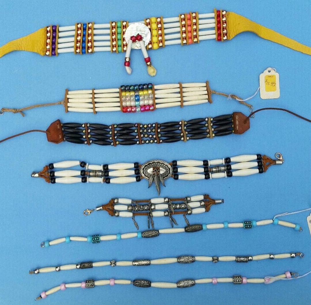 Choker Necklace Native American Style - Etsy