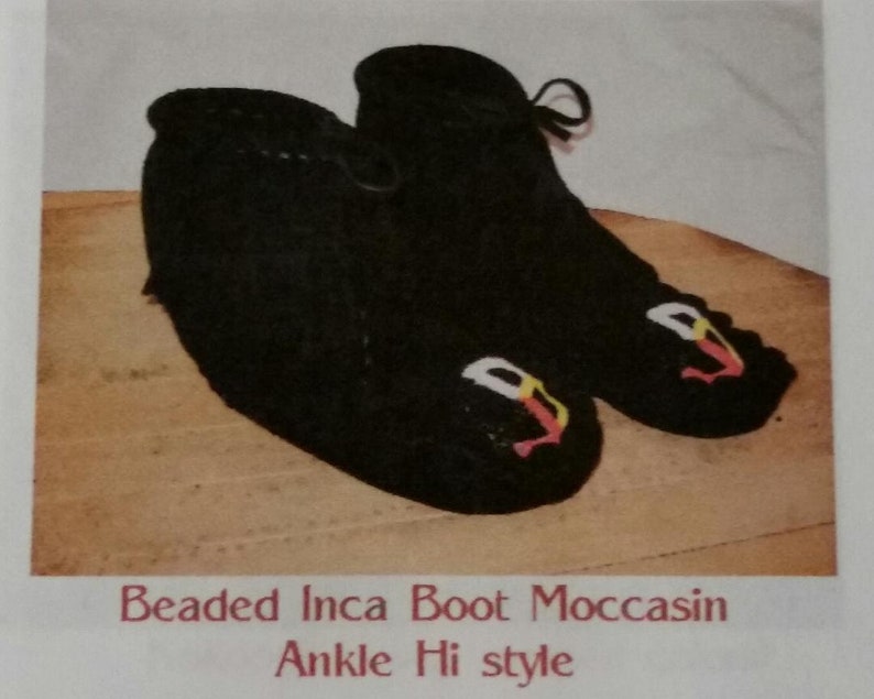 Ankle-hi Earthing Moccasin Inca Boots - Etsy