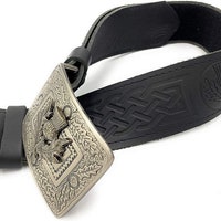 KILT Belt Buckle, Hand Forged Buckle, Scottish Stainless Steel Buckle ...