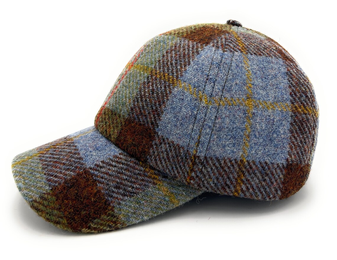 Harris Tweed Macleod Tartan Traditional Golf Baseball Adjustable Cap ...
