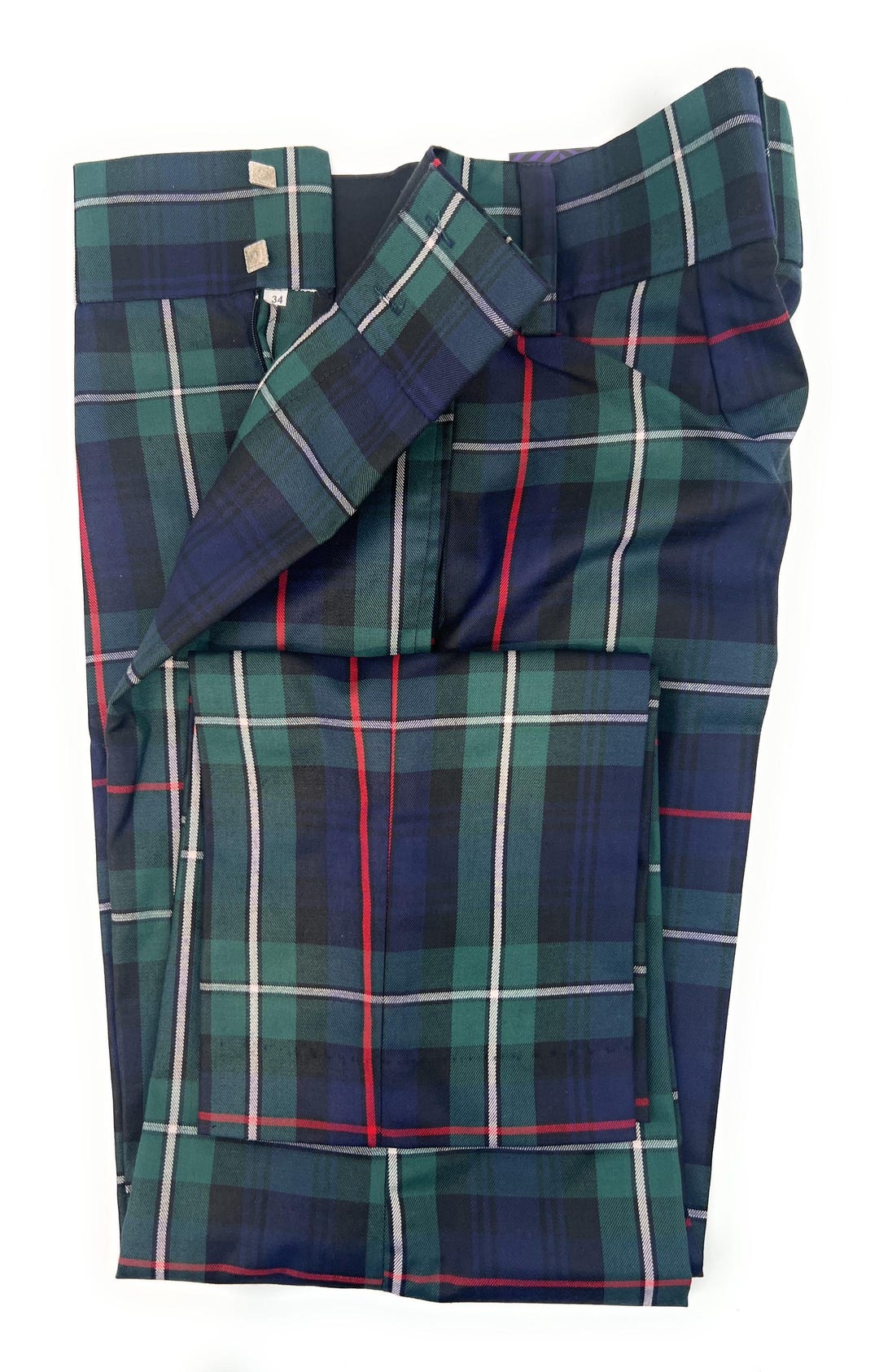 Mackenzie Modern Tartan Trews Available Sizes 30 - 48 - Etsy