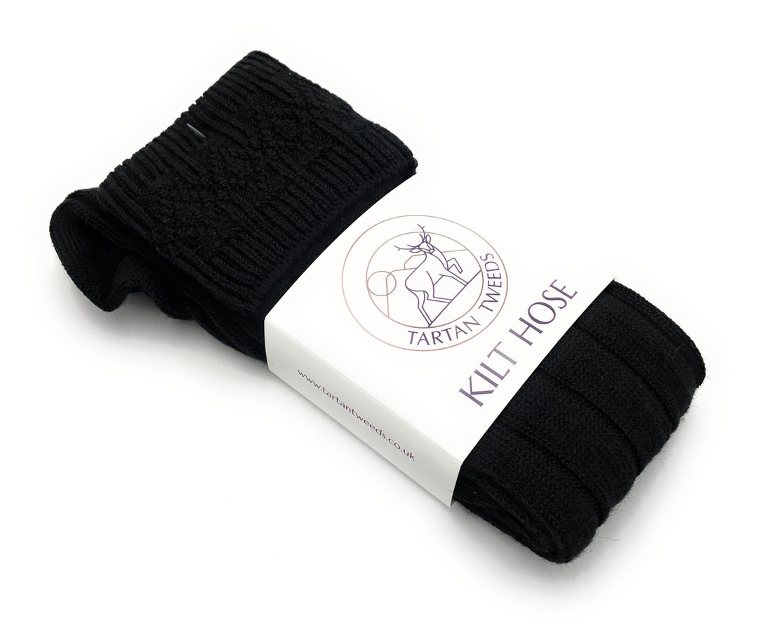 Irish Dancing Socks Men's Scottish Highland Wool Kilt Hose Socks ...