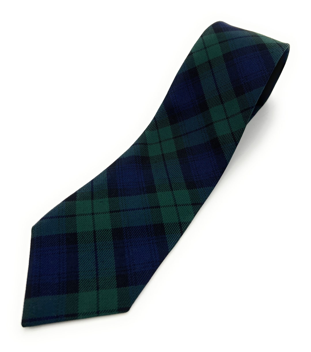 Men's Black Watch Tartan Necktie - Etsy