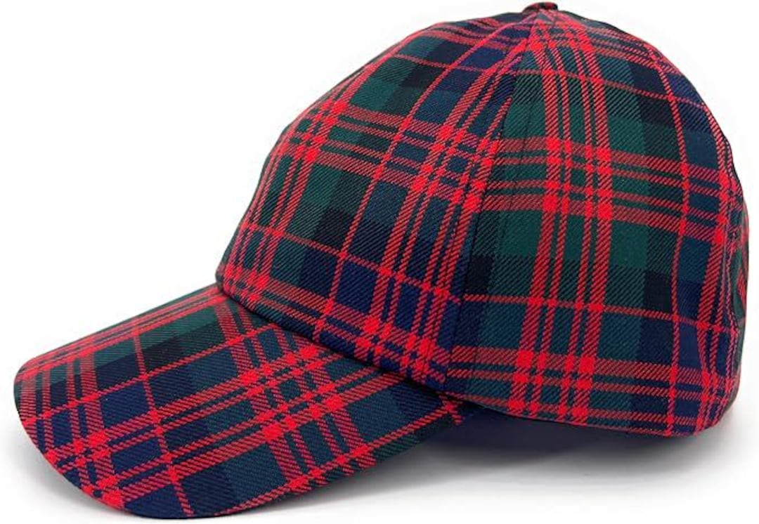 Macdonald Modern Tartan Golf Baseball Adjustable Cap Hat Unisex Made in ...