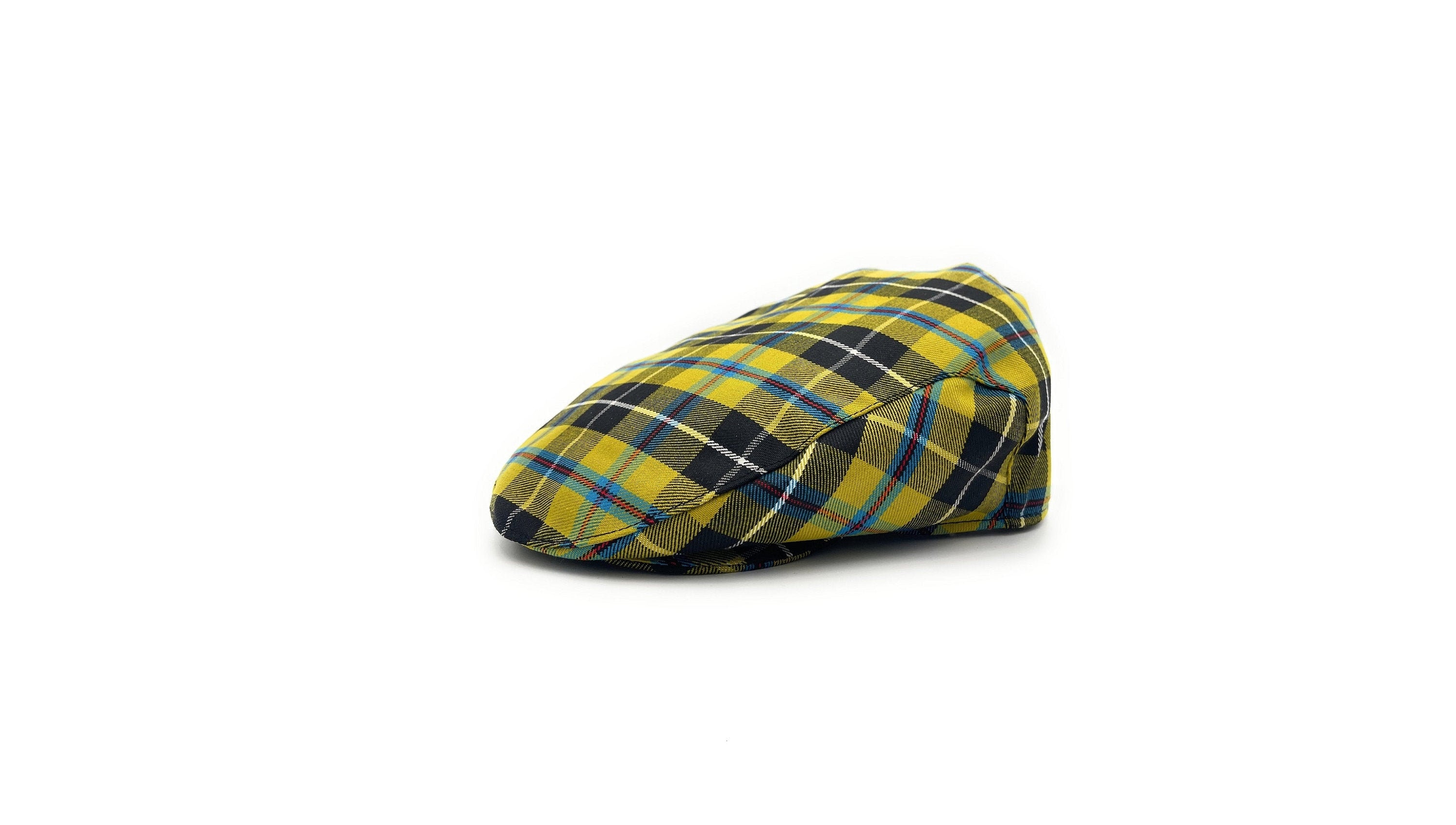 Cornish National Tartan Flat Cap Made in Scotland - Etsy UK
