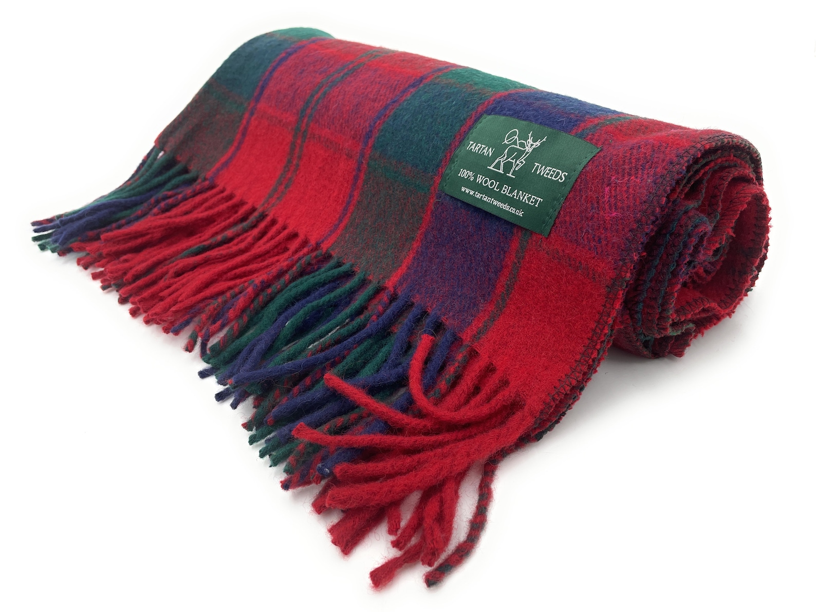 Robertson Red 100% New Wool Knee Blanket Quality Rug 172cm X 78cm Brand ...