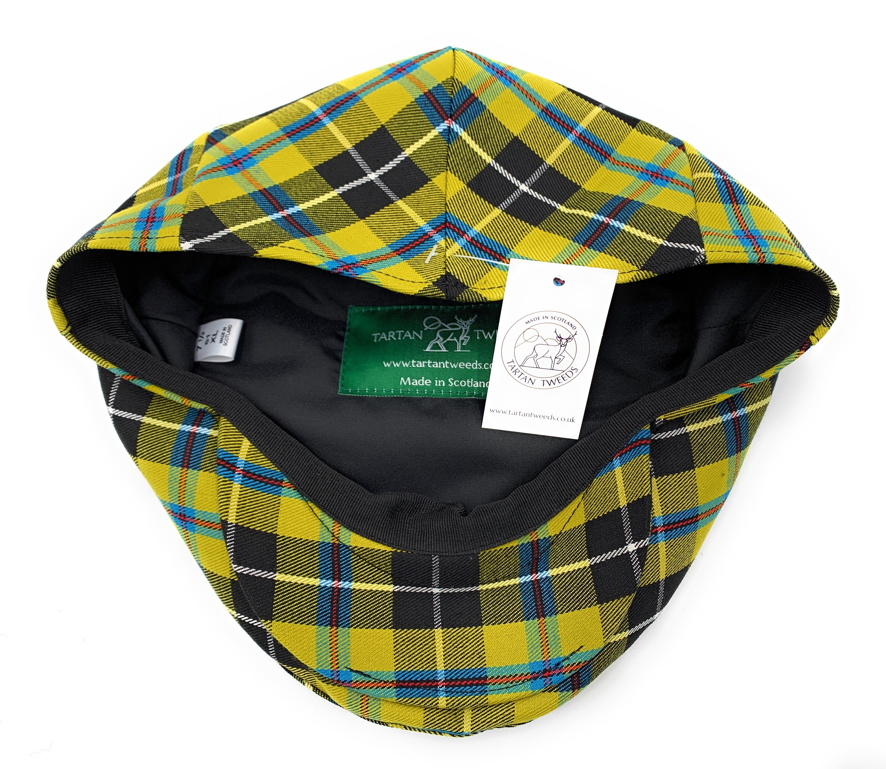 Cornish National Tartan Flat Cap Made in Scotland - Etsy UK