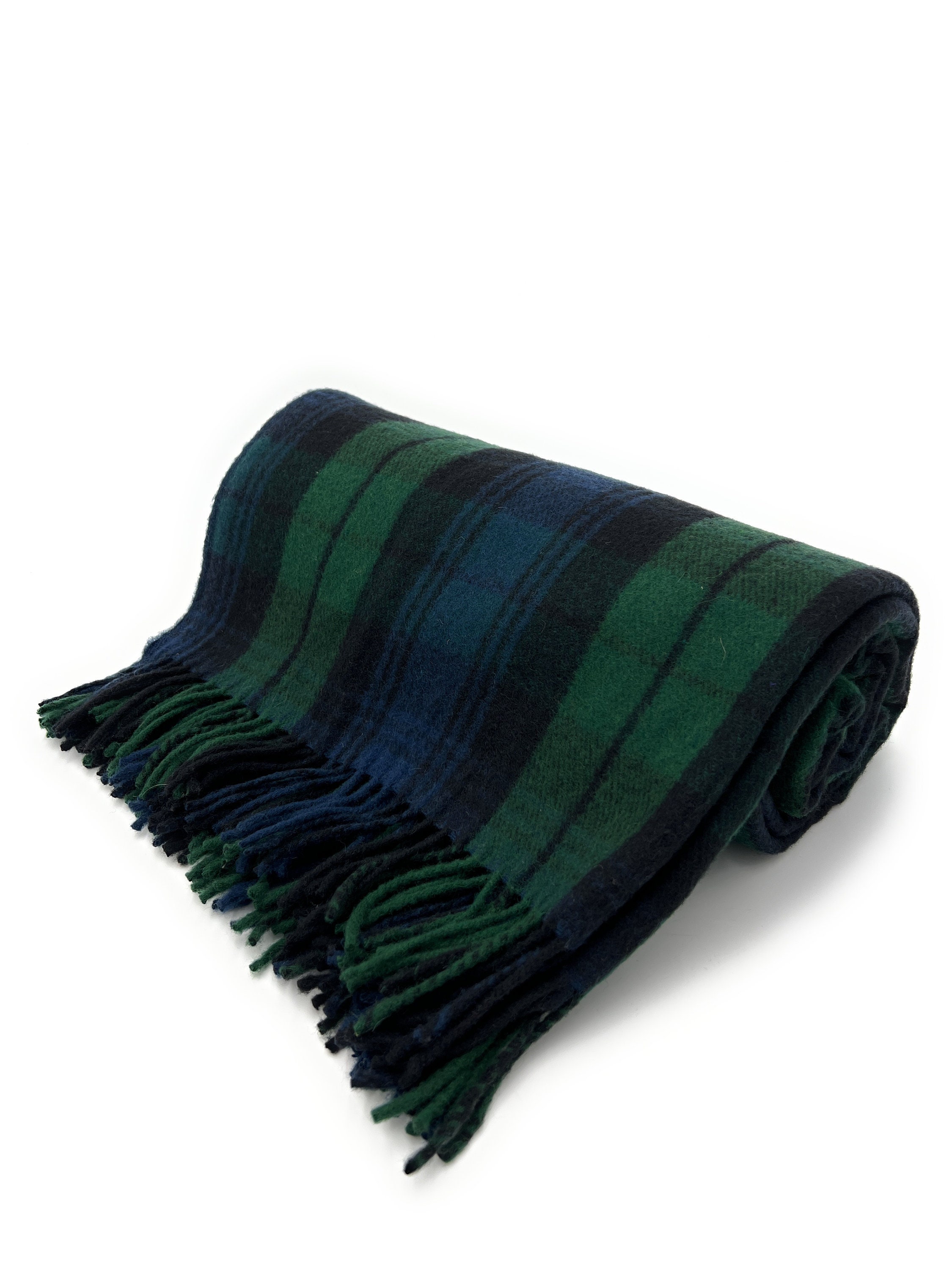 Black Watch 100% New Wool Tartan Blanket Throw Brand New - Etsy