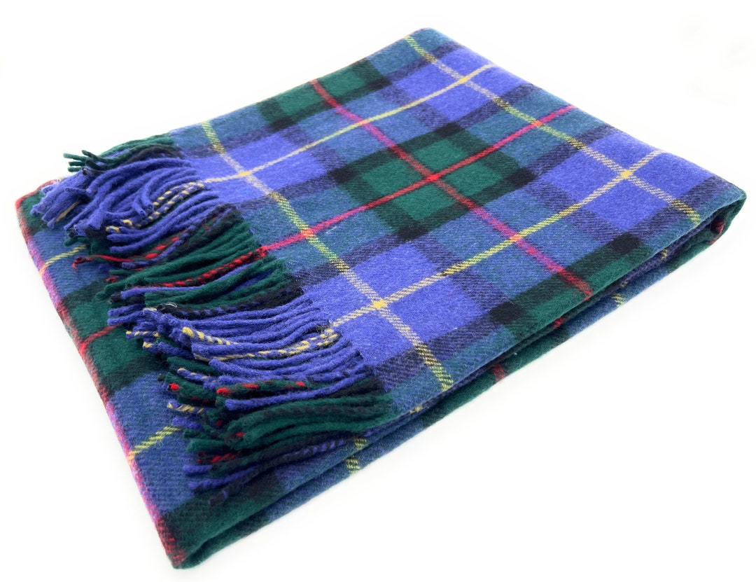 Macleod of Harris Wool Tartan Blanket Throw Brand New - Etsy
