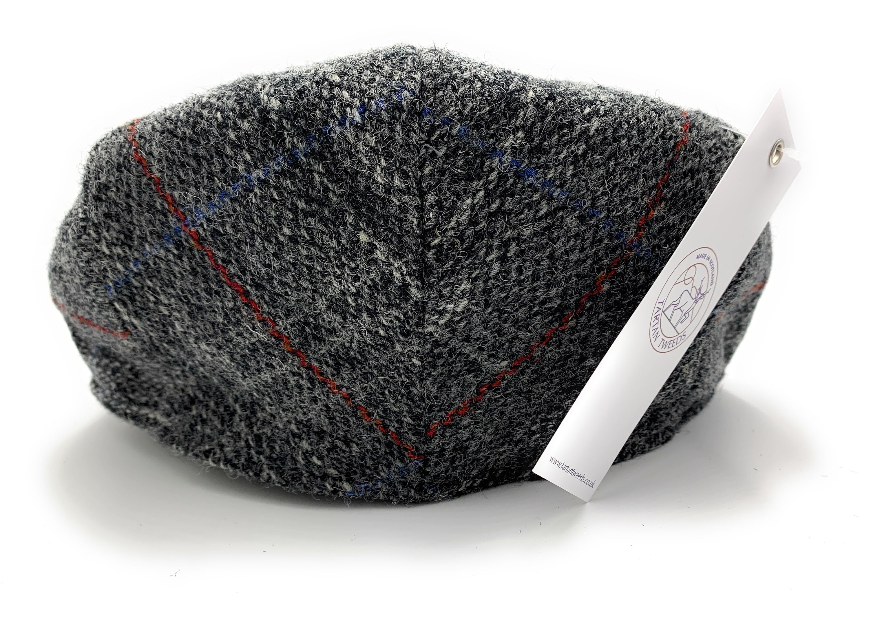 Authentic Men's Harris Tweed Flat Cap Grey Check Made in Scotland - Etsy