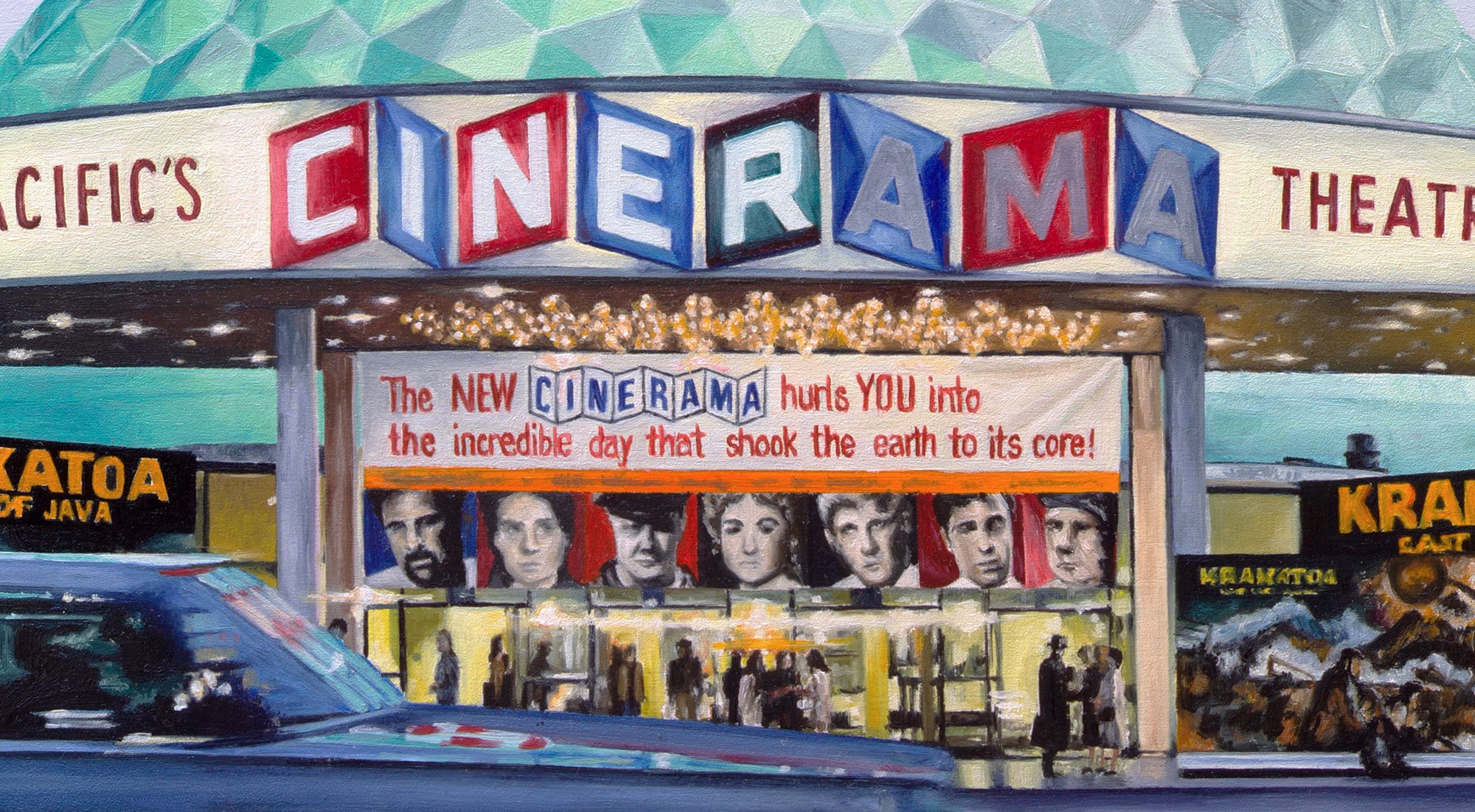 Cinerama Dome Hollywood Art Print: Los Angeles Movie Film Poster - Etsy UK