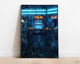 Classic Arcade Poster - Etsy