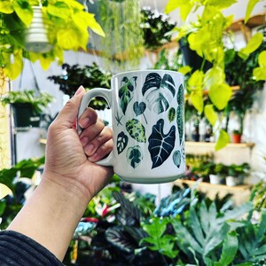 Houseplant Coffee Mug, 15oz Large Mug, Plant Lady Gift, Plant Lover ...