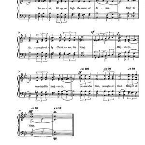 Majesty - Digital Hymn Tune for Piano and Voice - Key of B Flat - Etsy