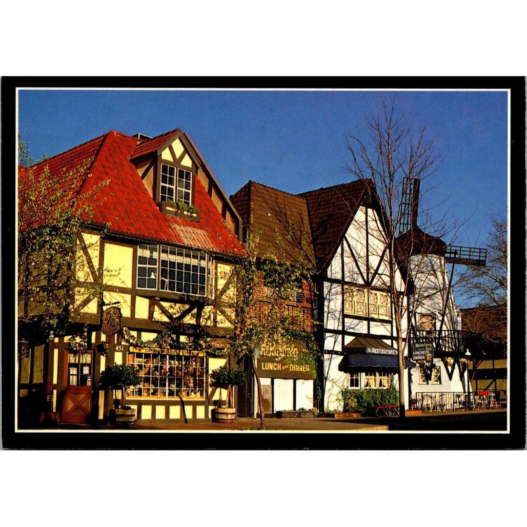 Postcard - Solvang California is Denmark, USA - Etsy
