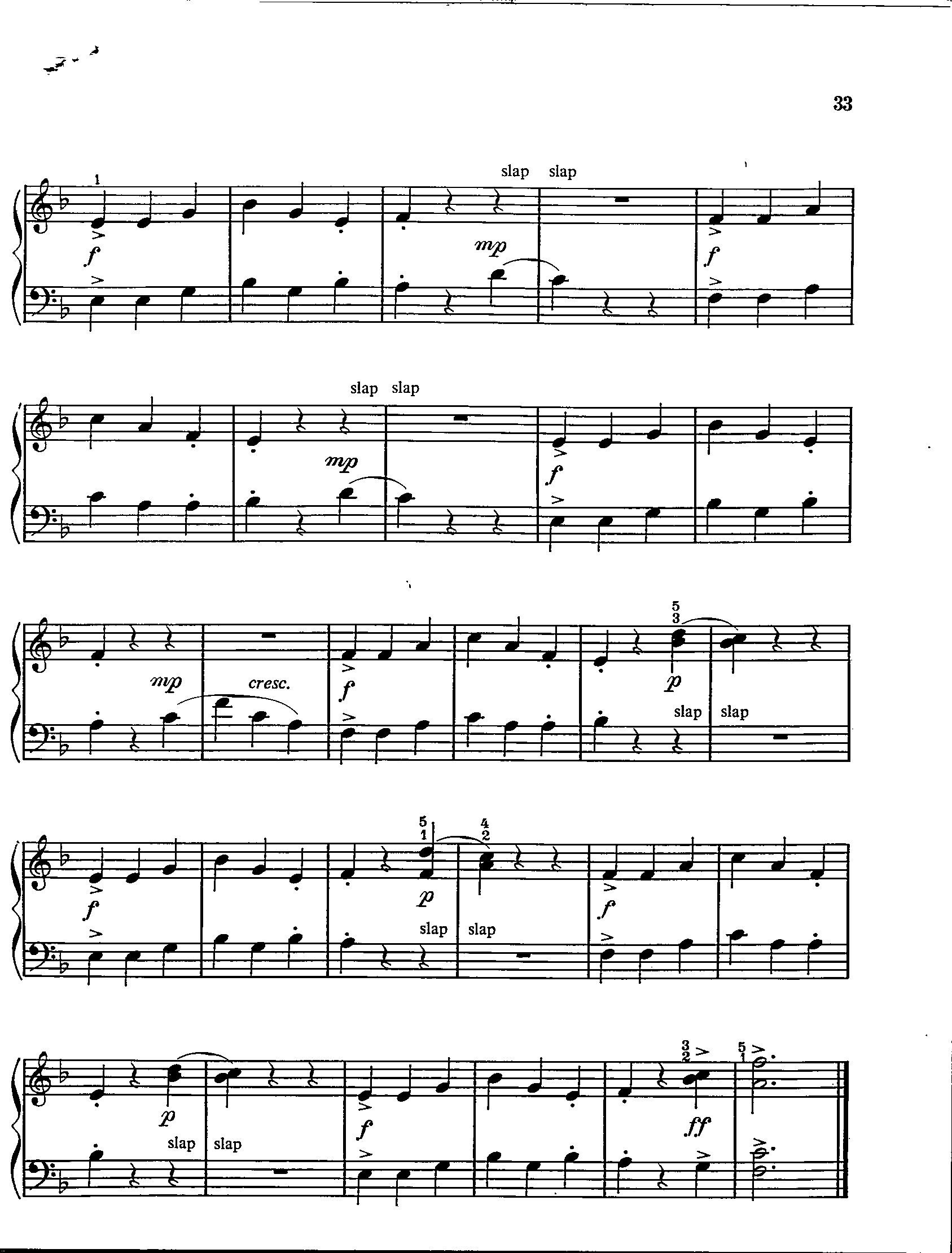 Chiapanecas Mexican Folk Song Piano Solo - Digital Download Key of F ...