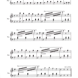 Chopsticks Piano Solo - Digital Sheet Music - Key of C - Etsy