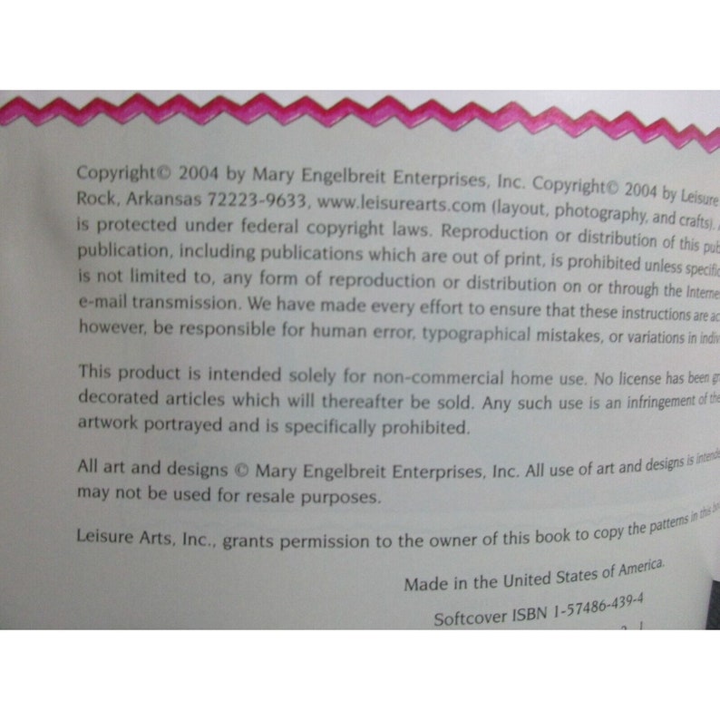 Mary Engelbreit "breit Quilts to Applique" Softcover 2004 Leisure Arts ...