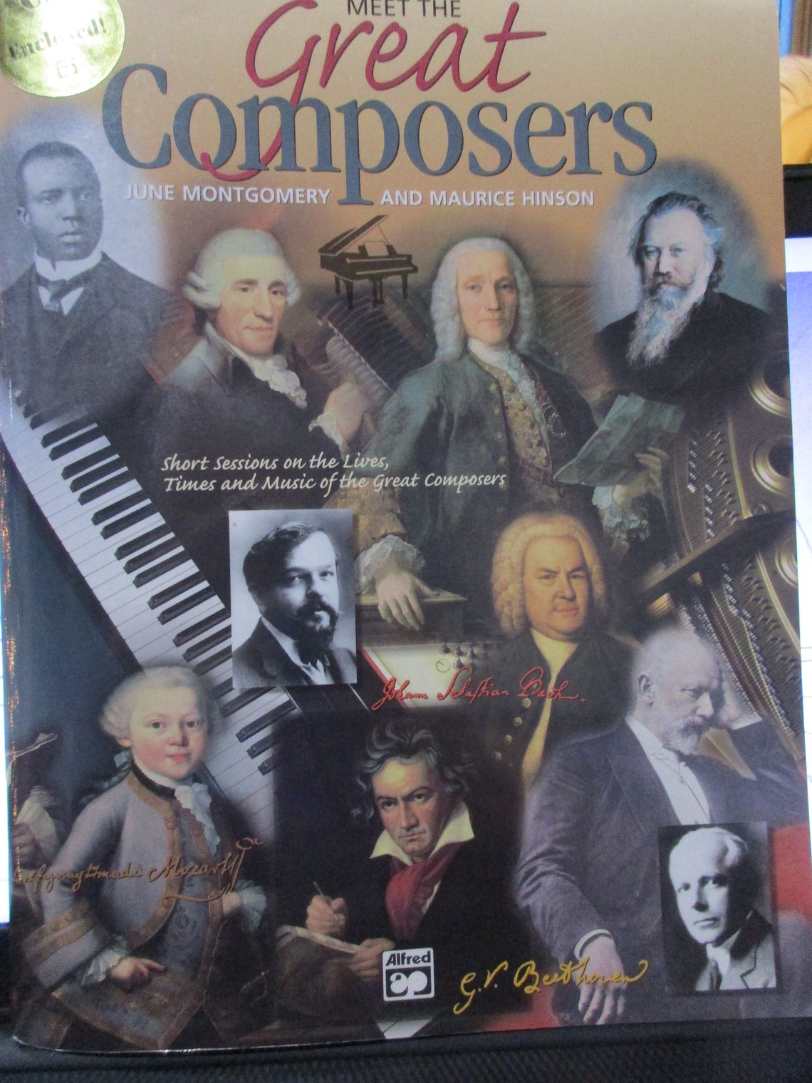 Meet the Great Composers Instruction Activity Book With CD by Alfred ...