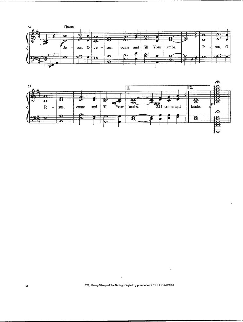 Spirit Song - Digital Hymn Tune With Verses - Key of D - Etsy