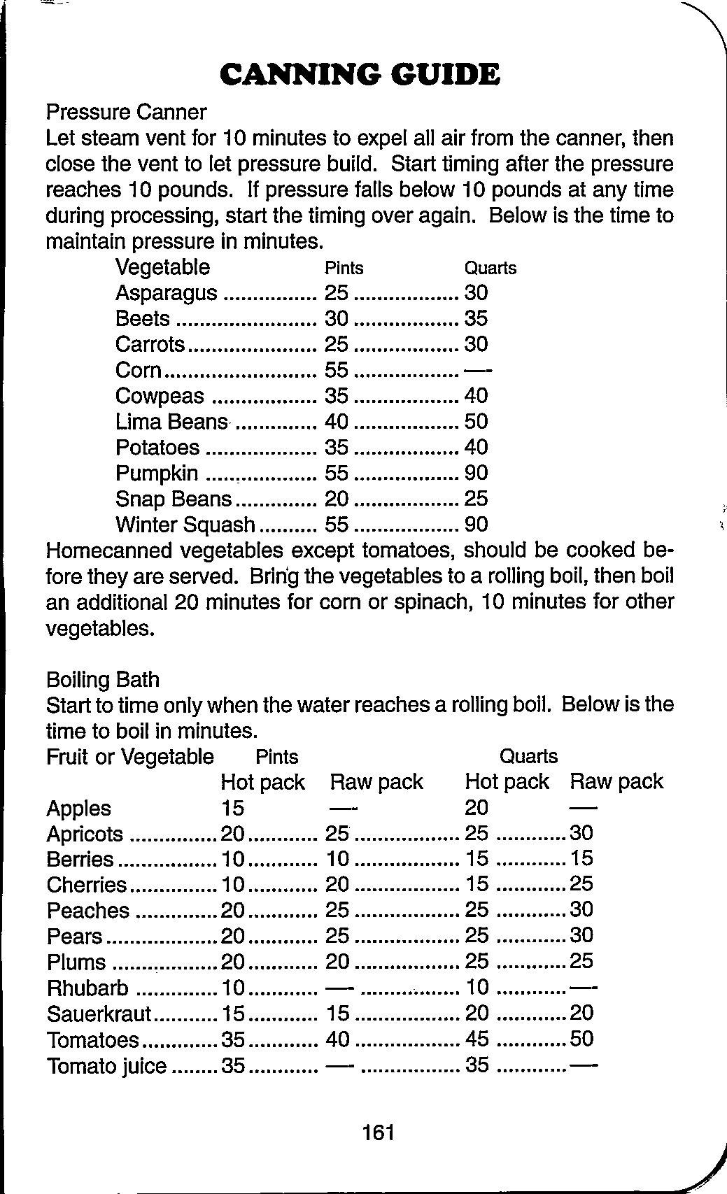 Food Canning Guide for Pressure Canner - Digital Printable - Etsy
