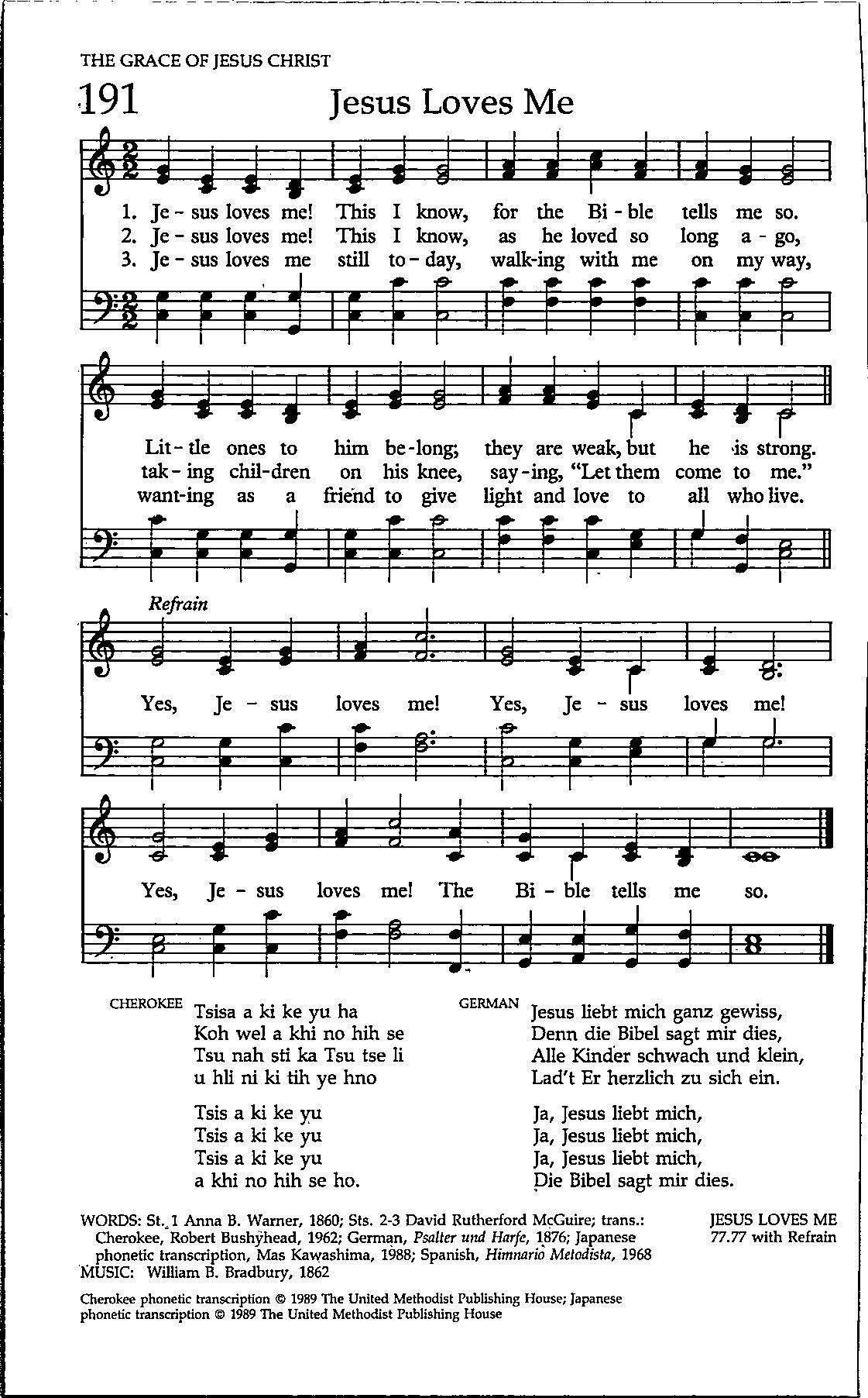 Jesus Loves Me Digital Hymn Tune Printable Download Key Of C Etsy