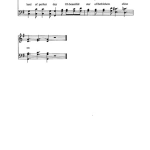 O Beautiful Star of Bethlehem - Digital Hymn Tune With Lyrics - Key of ...