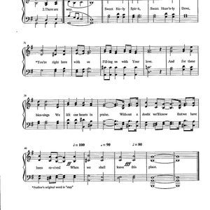 Sweet Sweet Spirit - Digital Hymn Tune With Lyrics - Key of G - Etsy