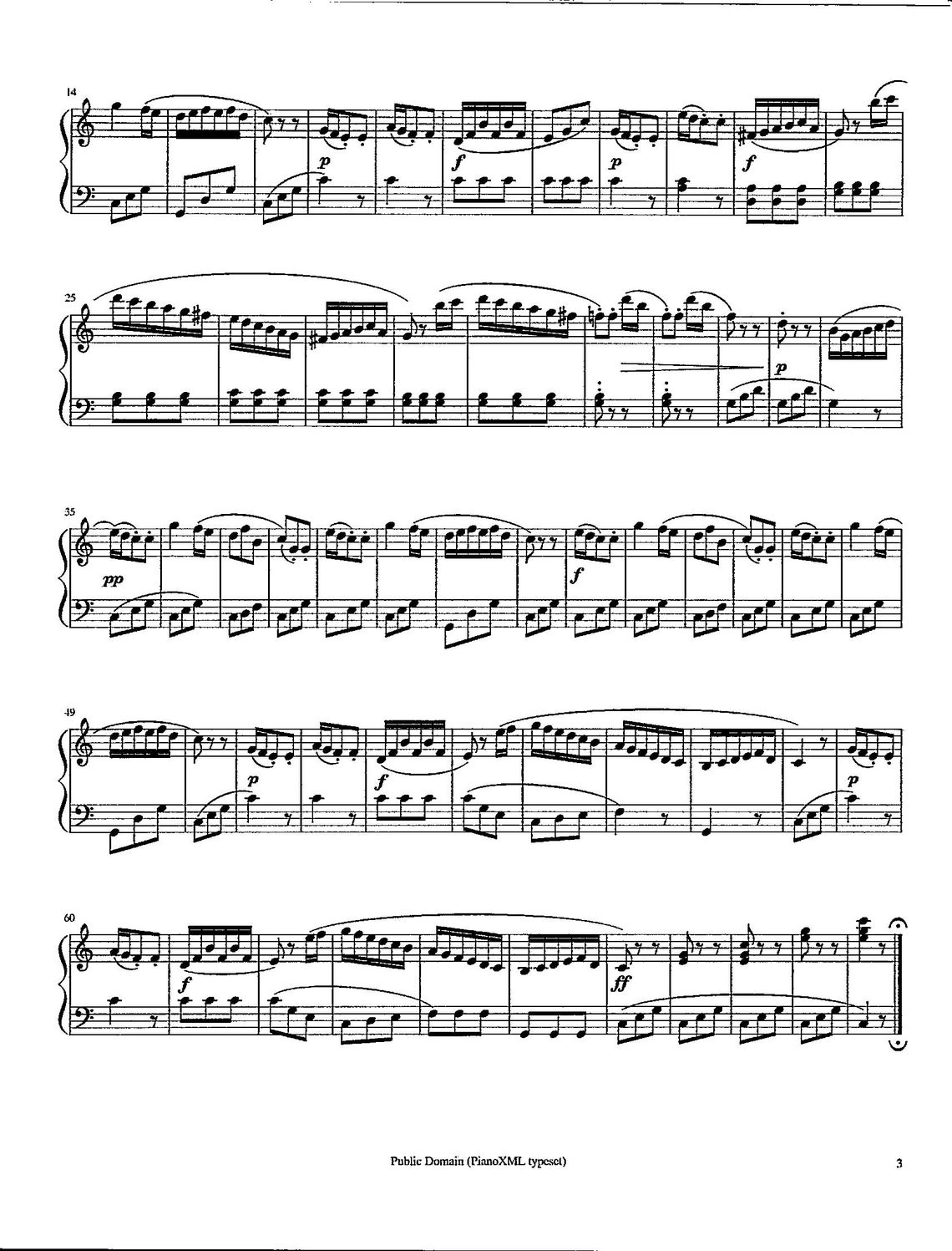 Sonatina Op.36 No.1 - Clementi - Digital Printable Piano Solo Sheet ...