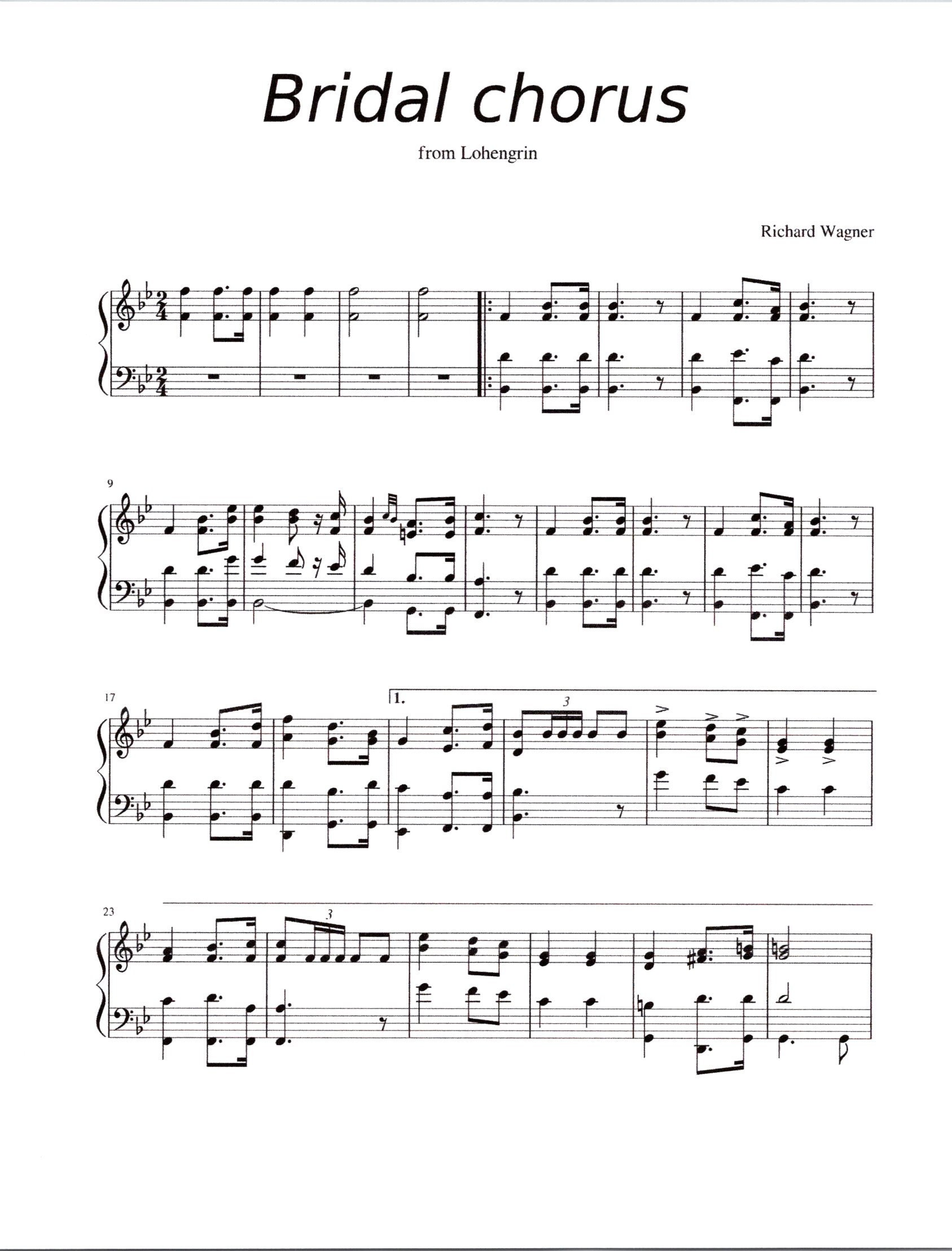 Bridal Chorus From Lohengrin