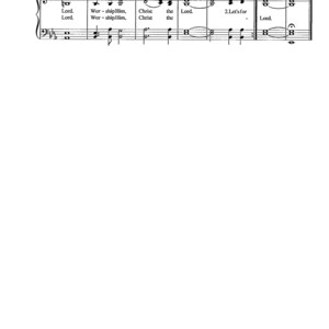 We Have Come Into His House - Digital Download Hymn Tune - Key of E ...