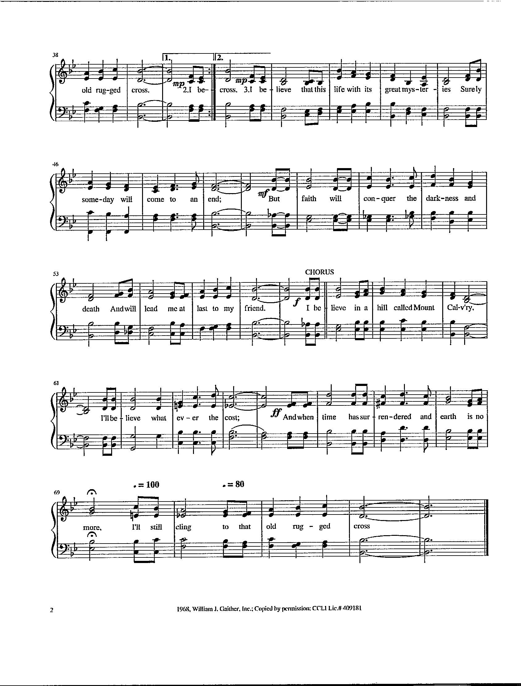 I Believe in a Hill Called Mount Calvary - Digital Hymn Tune for Piano ... I Believe in a Hill Called Mount Calvary - Digital Hymn Tune for Piano ...