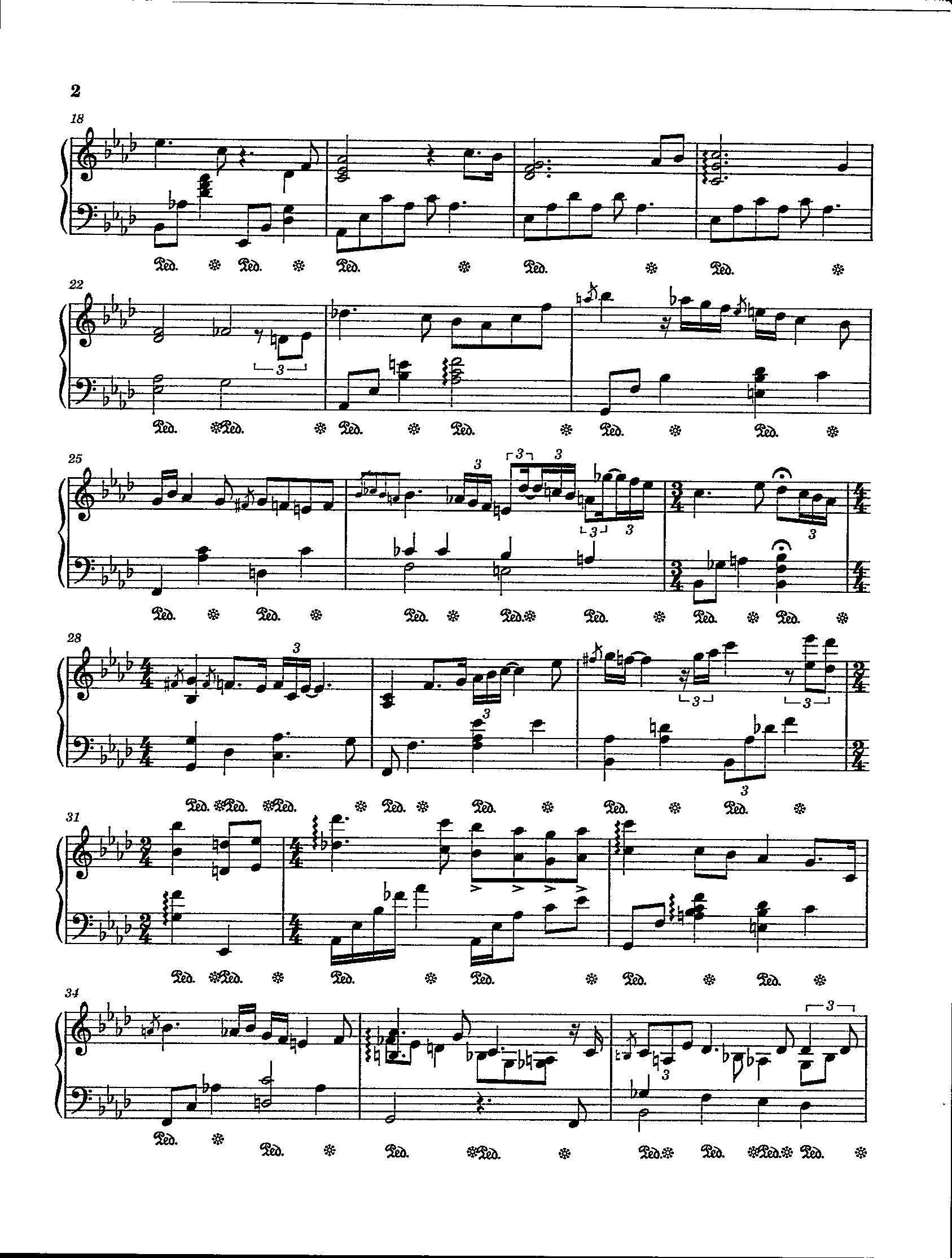 Be My Love - Digital Printable Piano Solo - Key of A Flat - Etsy