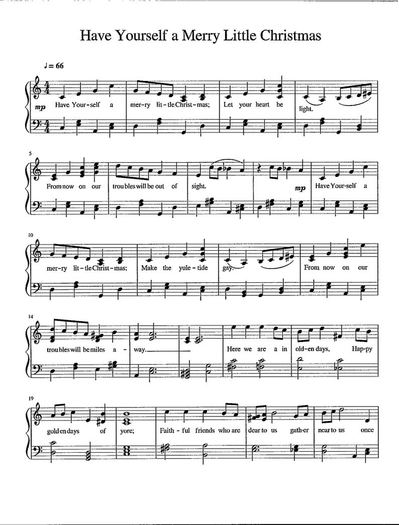 Have Yourself a Merry Little Christmas - Digital Christmas Tune With ...