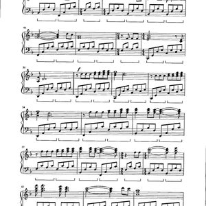 The Sound of Silence - Digital Printable Piano Solo - Key of D Minor - Etsy